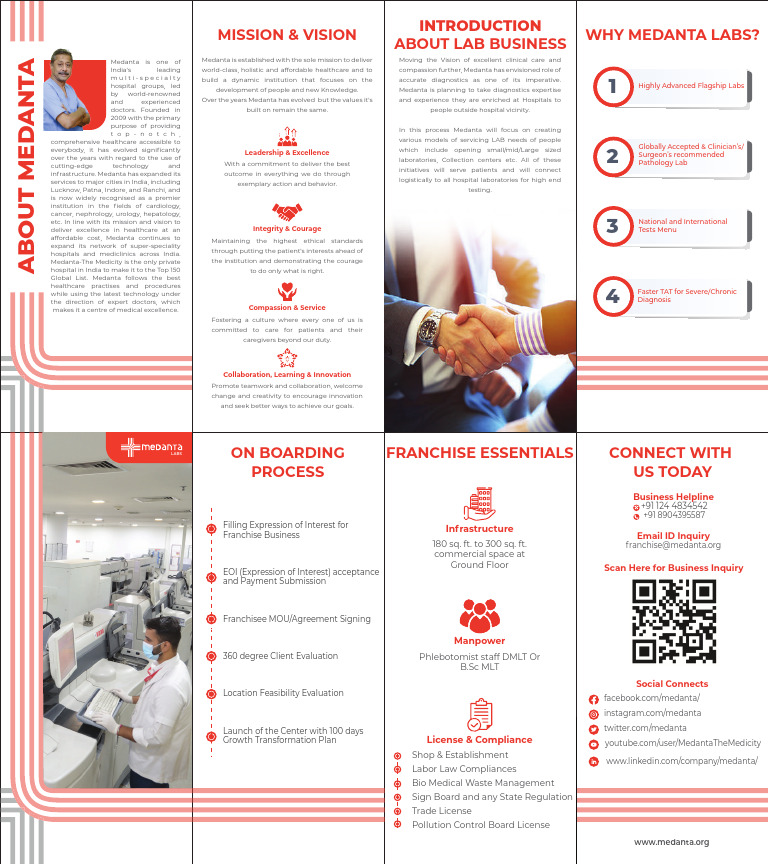 Medanta Labs | PDF | Hospital | Franchising