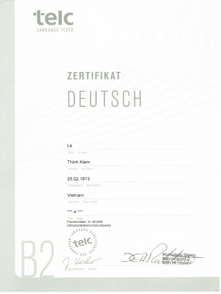 Deutsch B2 | PDF