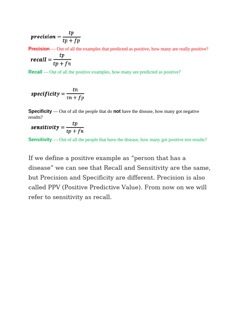 Precision and Recall | PDF