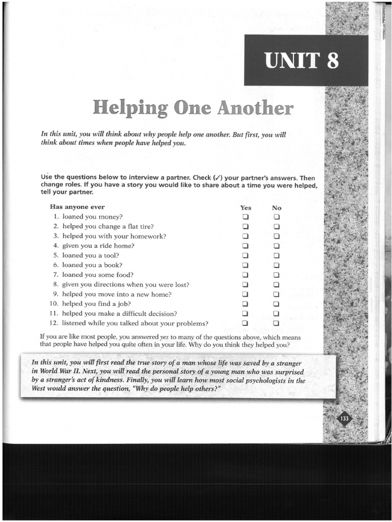 Beyond True Stories (High-intermediate) unit8 | PDF