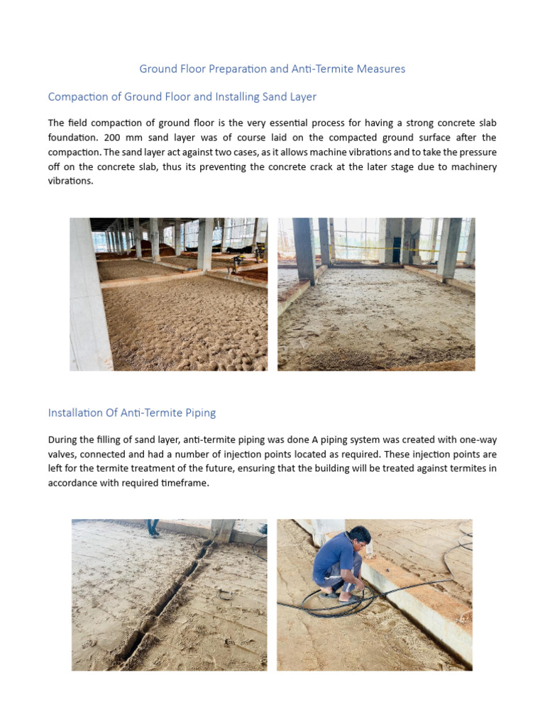 Anti Termite Treatment | PDF | Concrete | Structural Engineering
