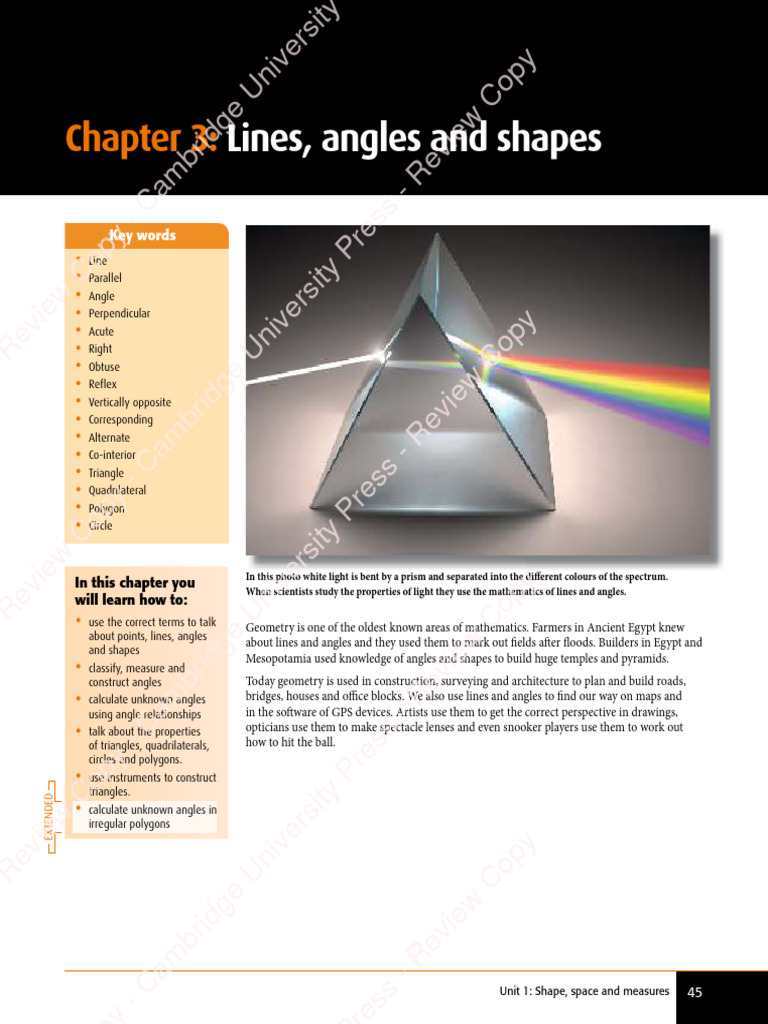 CH 3 | PDF | Triangle | Shape