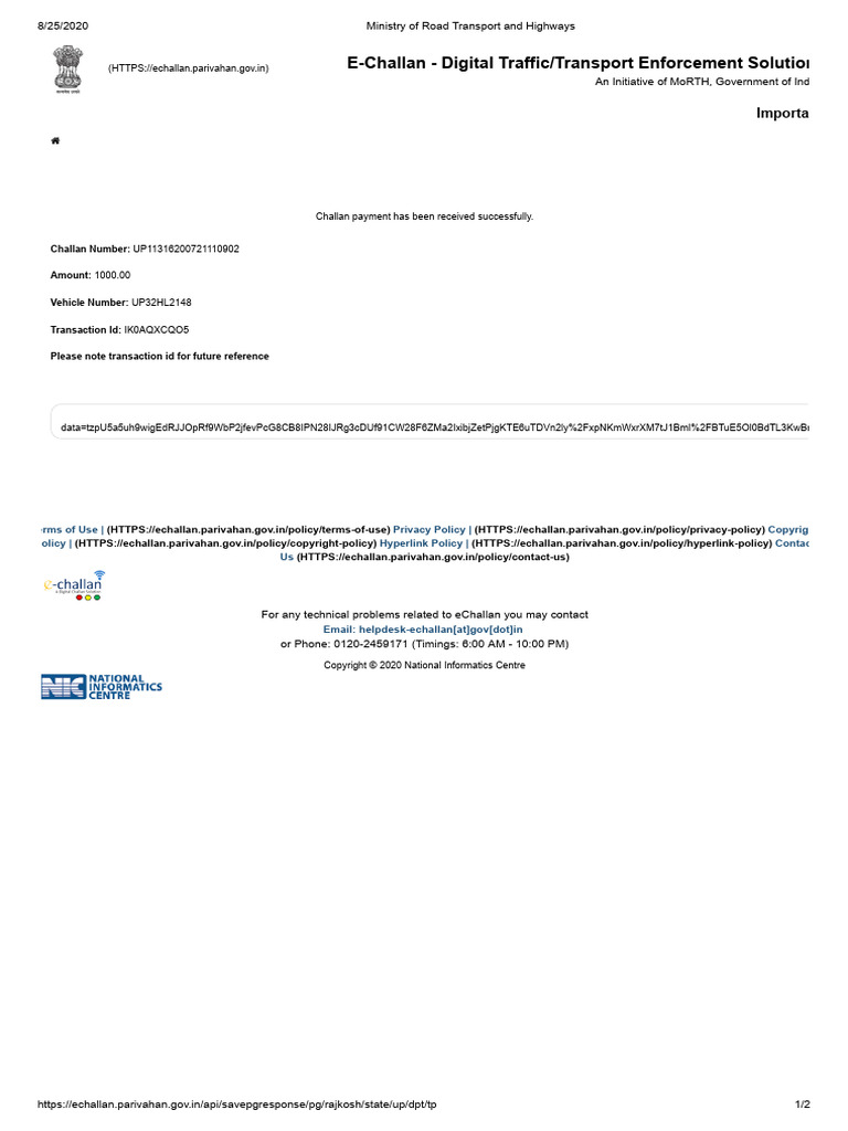 Ministry of Road Transport and Highways | PDF