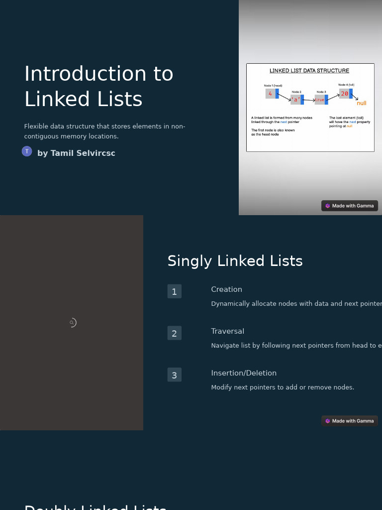 Introduction To Linked Lists | PDF