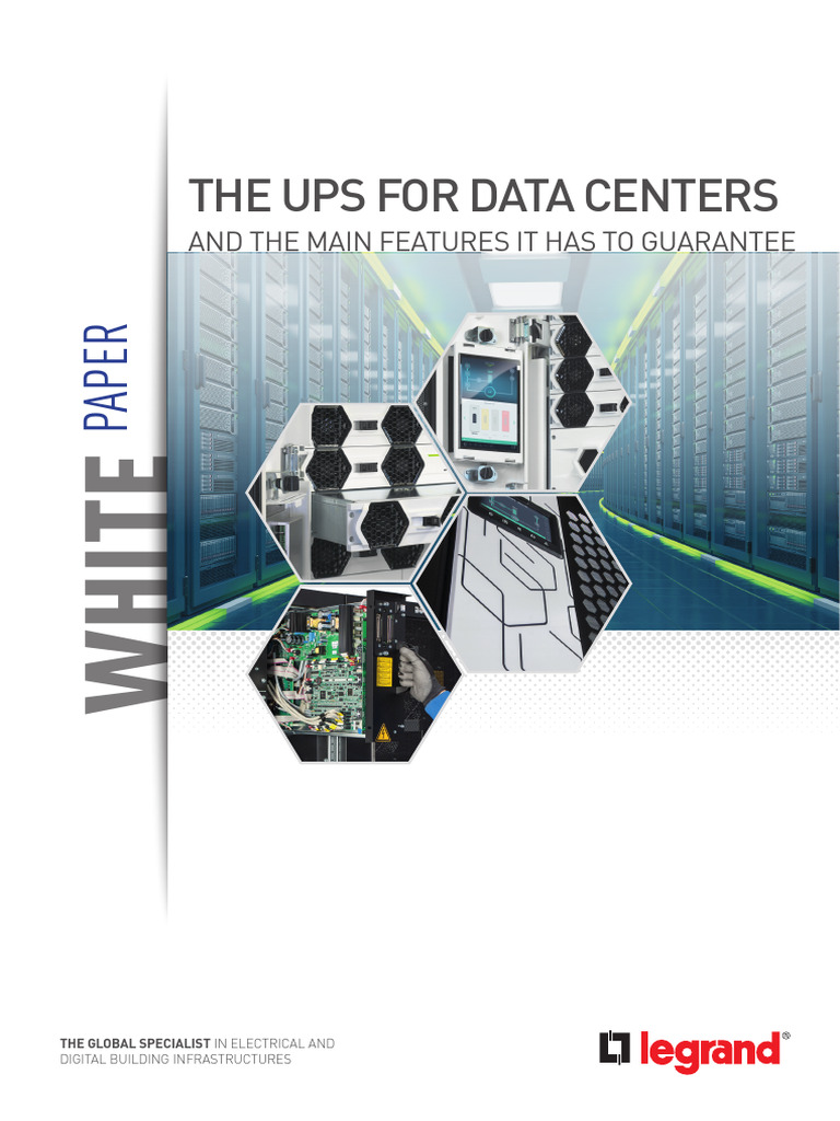 The Ups For Data Centers | PDF | Data Center | Battery Charger