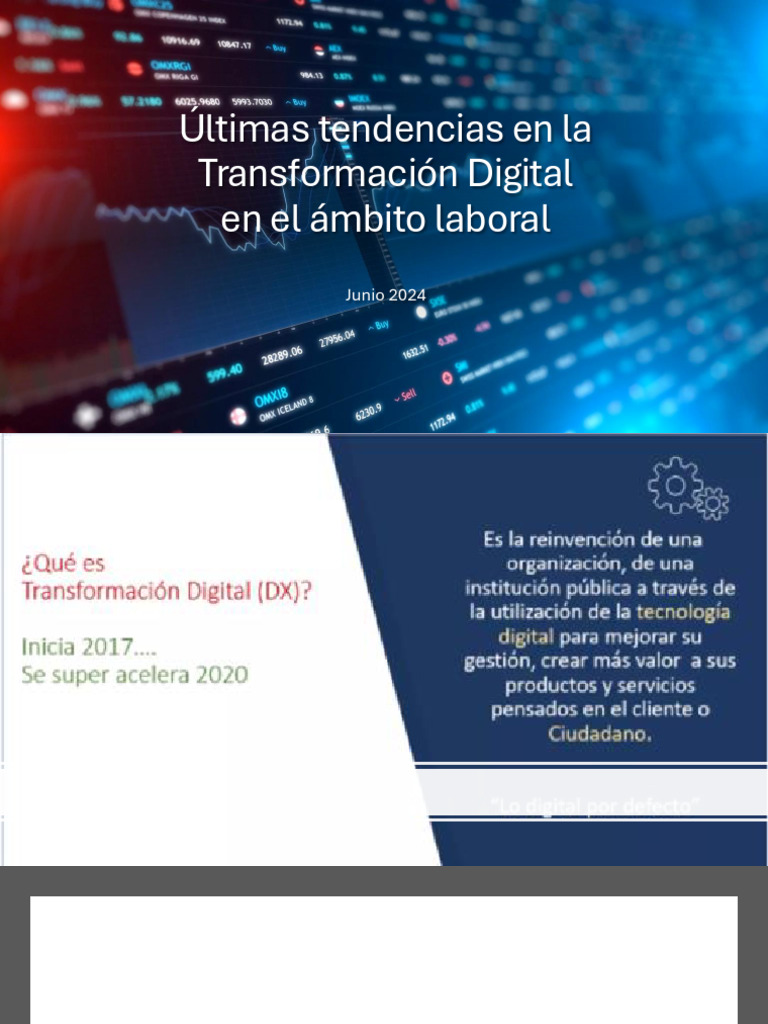 Últimas Tendencias en La Transformación Digital | PDF