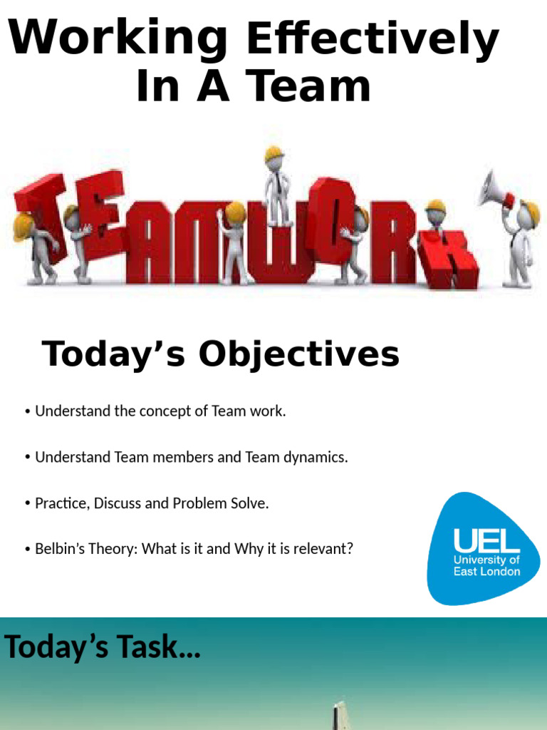 Working Effectively in A Team Pres. | PDF | Cognition | Cognitive Science