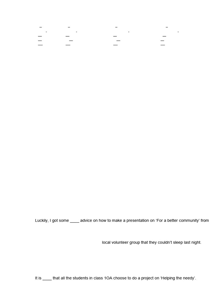 Unit 4 Merged | PDF | Volunteering