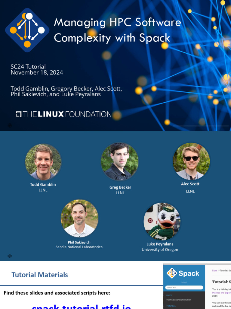 spack-sc24-tutorial-slides | PDF | Software Engineering | Computer ...