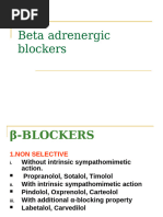 Overview of Beta Blockers and Their Uses | PDF | Drugs | Medical ...