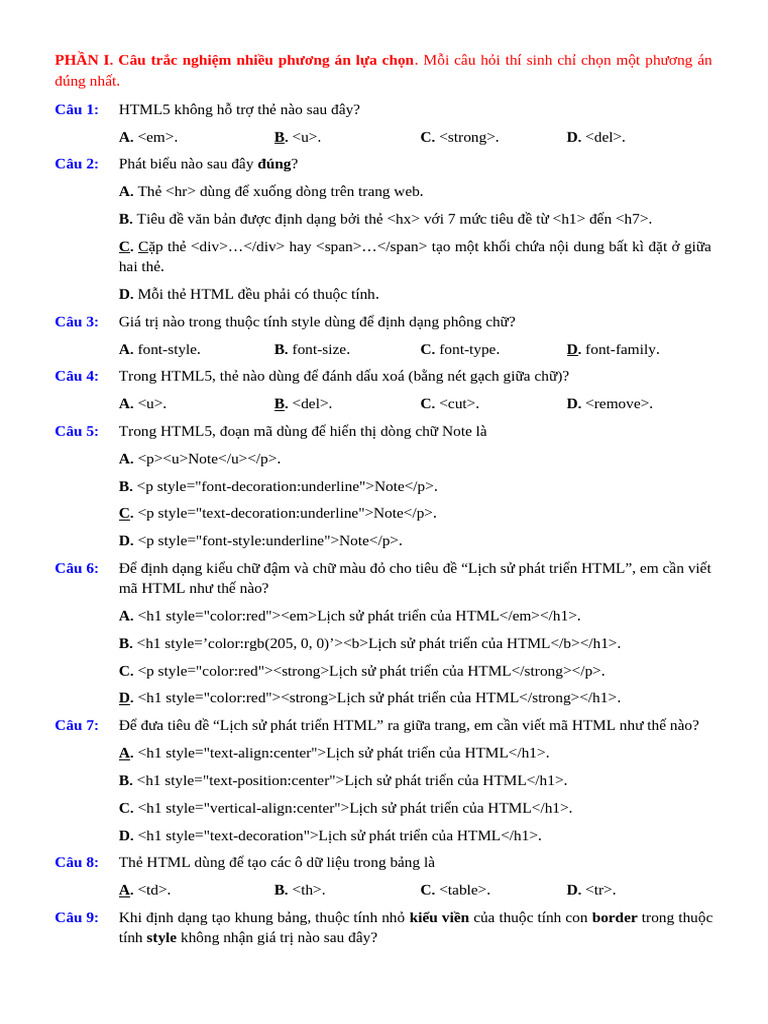 ÔN TẬP TIN HỌC 12 BÀI 8-14 (gửi HS) Azota | PDF