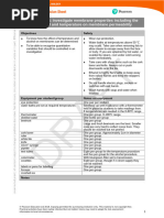 A Level Biology A (SNAB) Core Practical 3 - Beetroot Membane | PDF | Water