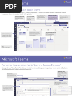 Guía para Unirse A Reunión en Microsoft Teams | PDF