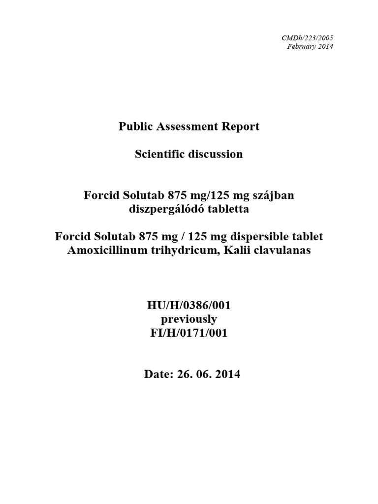 Forcid - PAR- updated-1 (1) (1) | PDF | Tablet (Pharmacy) | Pharmacology