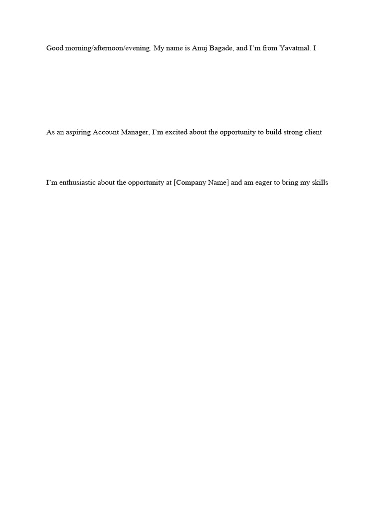 Anuj PI Intrduction | PDF