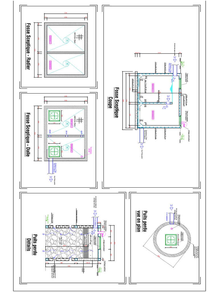 Detail Fosse de 12 m3 | PDF