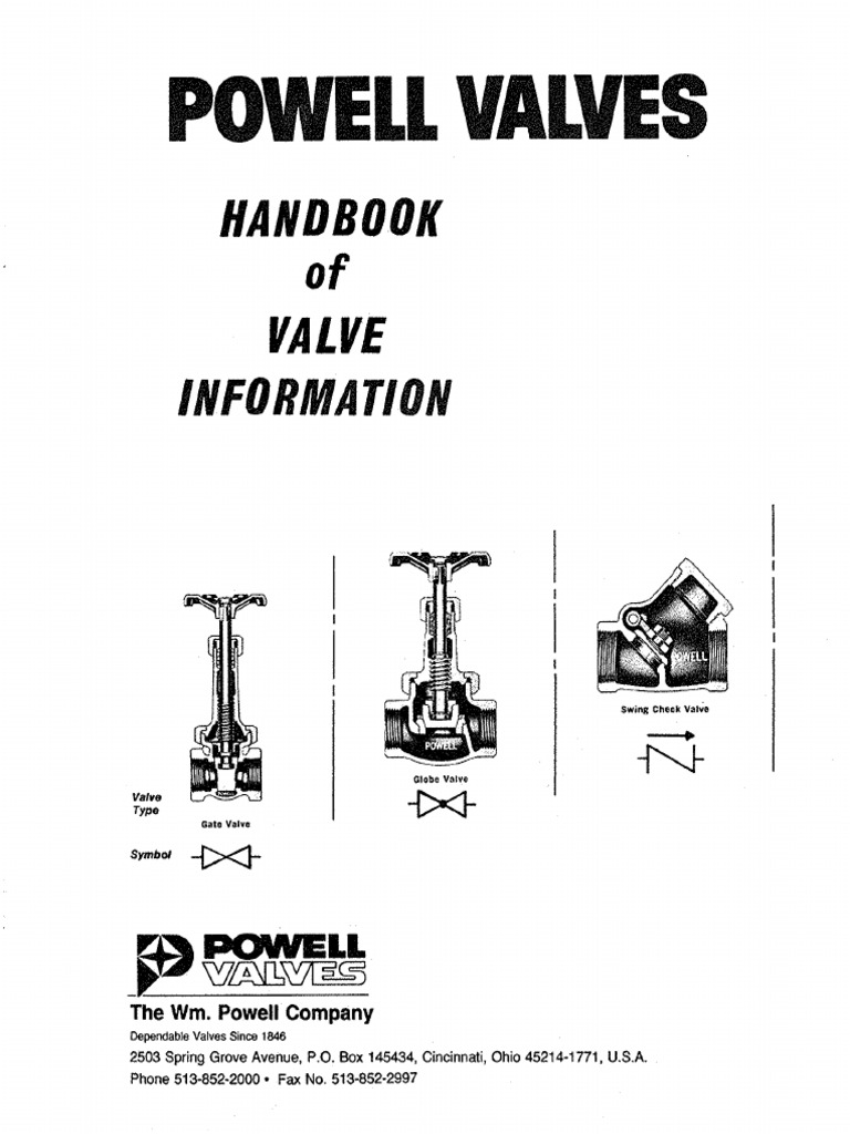 Hand Book of Valve Information.pdf | PDF