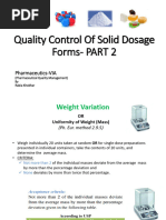 USP 905: Dosage Unit Uniformity | PDF | Tablet (Pharmacy) | Dose ...
