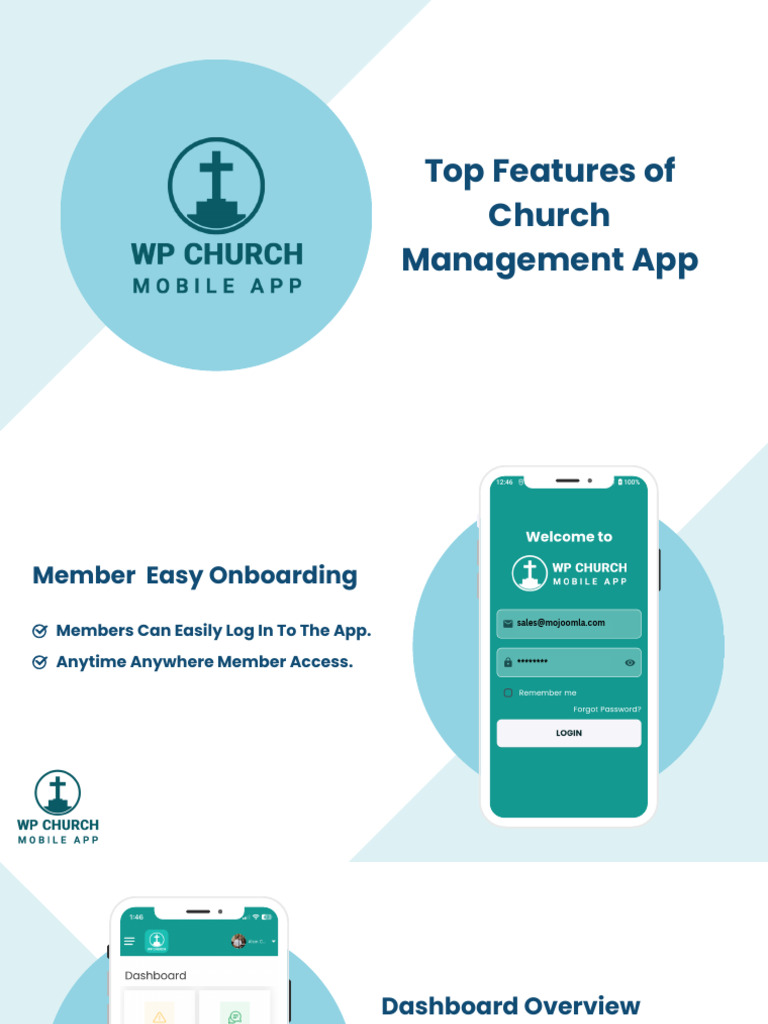Key Features of Church Management App | PDF
