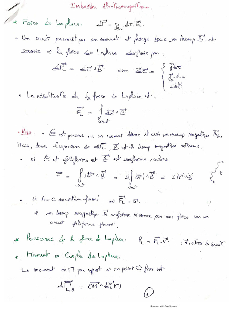 Induction Électromagnétique | PDF