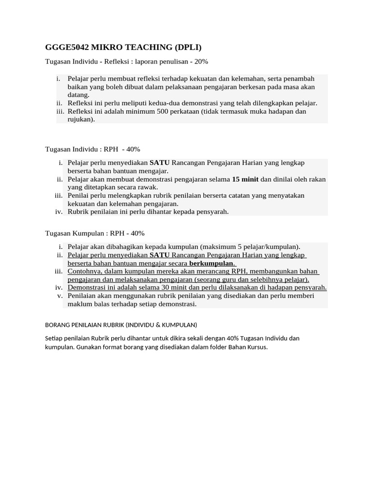 Tugasan Myteams Ggge5042 Mikro Teaching | PDF