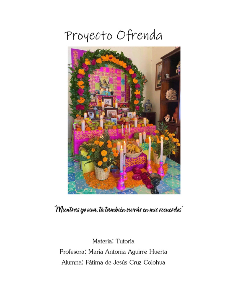 Ofrenda | PDF