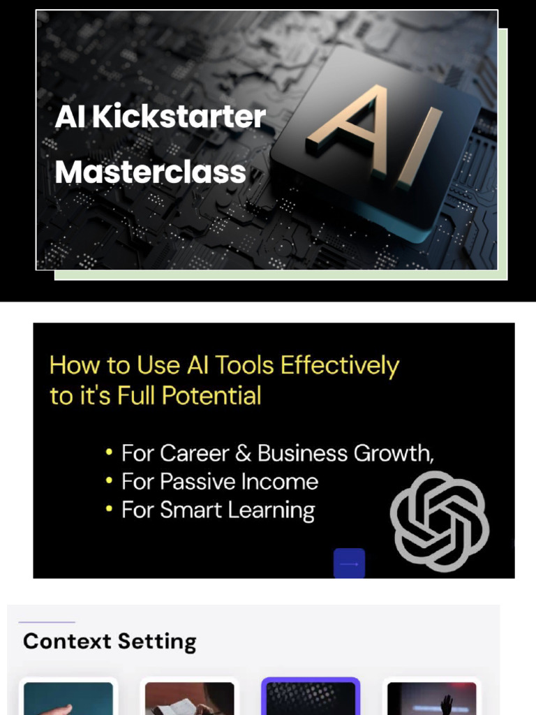 AI Kickstarter | PDF