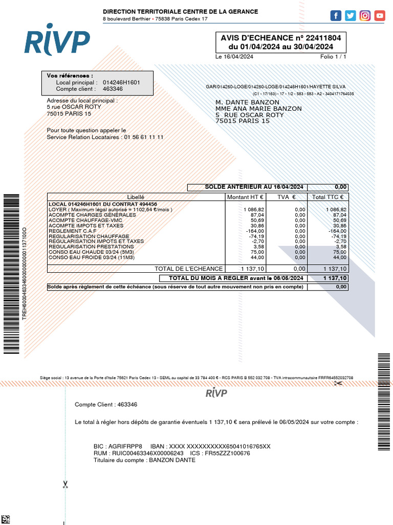 Quittance | PDF | Taxe sur la valeur ajoutée | Finance publique