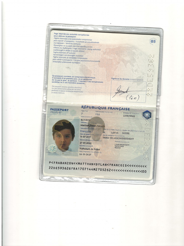 Matthan Passeport | PDF