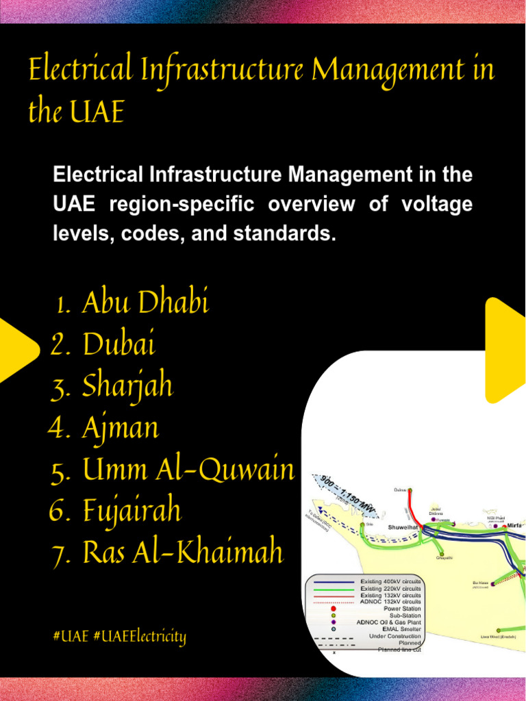 UAE Electrical Infrastructure Overview | PDF | United Arab Emirates ...