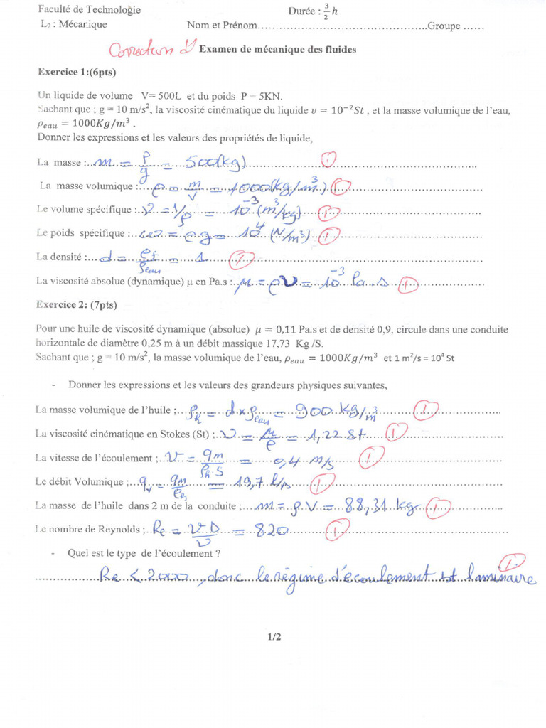 CORR-G-MEC-L2-FLUID-S3-2022 | PDF