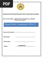Assignment Certificate | PDF