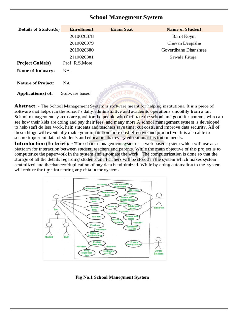 Group No. 15 SEN One Page Template | PDF