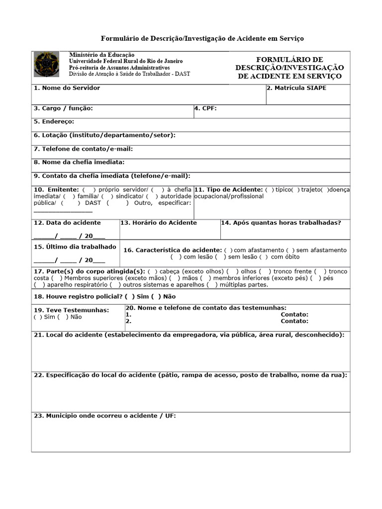 Formulário-CAT-2 | PDF