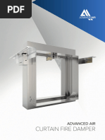 Fire Damper Model 0160 Manual | PDF | Duct (Flow) | Drywall