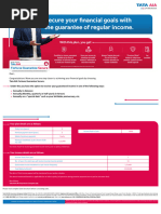Tata AIA Shubh Flexi Income Plan | PDF | Insurance | Income