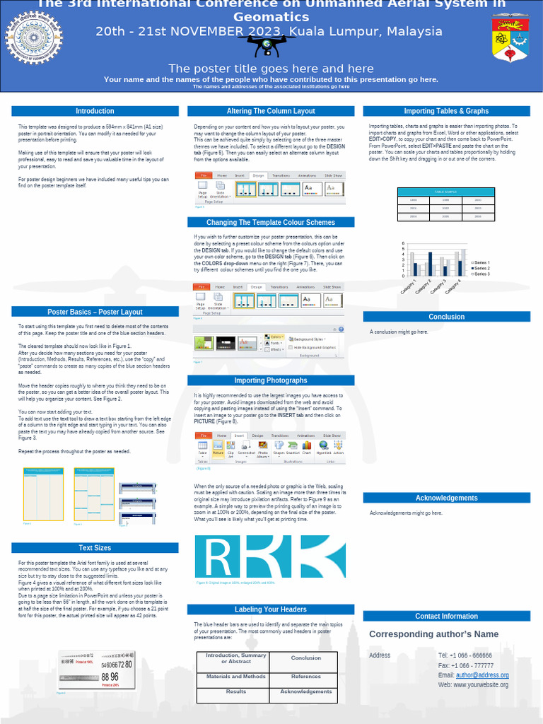 Poster Template UASG A1 | PDF | Page Layout | Computing