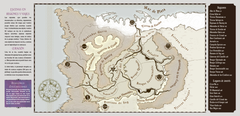 Dark Crystal - Mapa | PDF | Paisaje | Ecología de sistemas