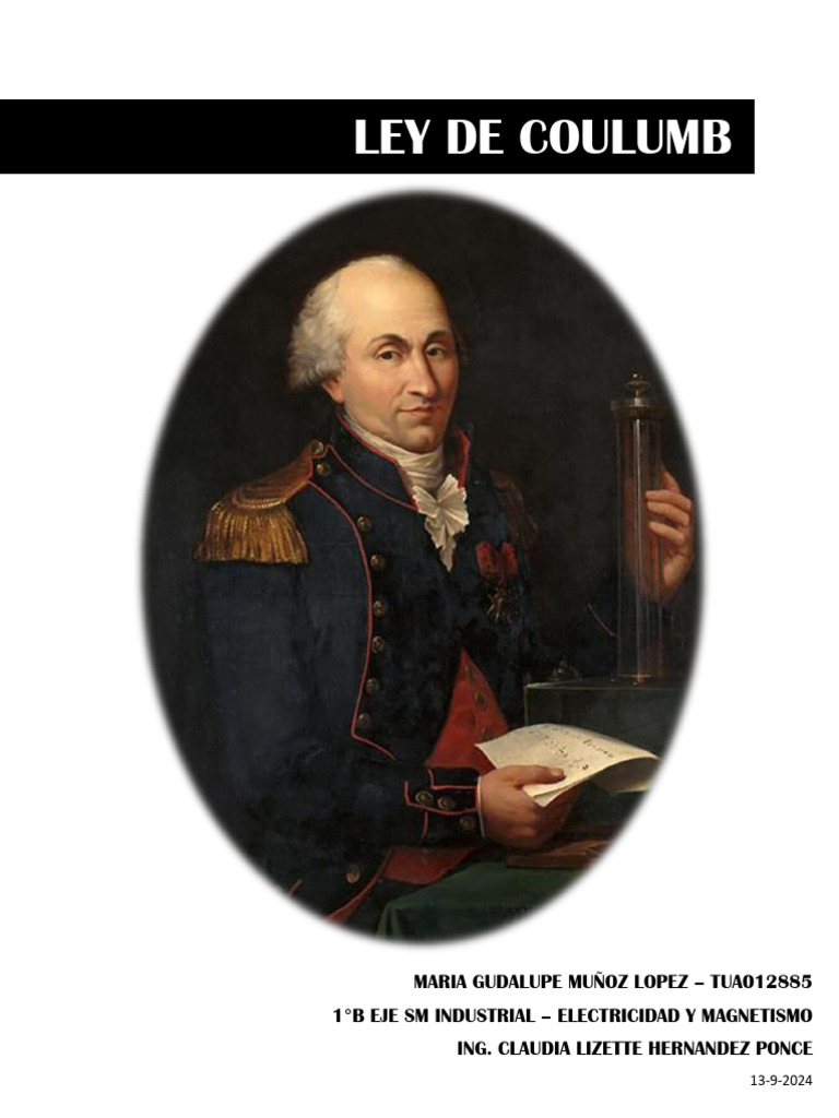 Ley de Coulumb | PDF | Fuerza | Electrostática