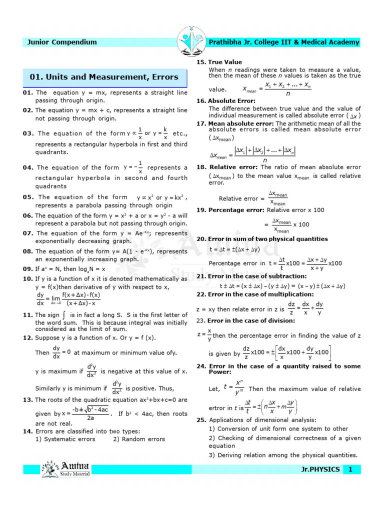 Jr Compendium | PDF | Mathematical Analysis | Algebra