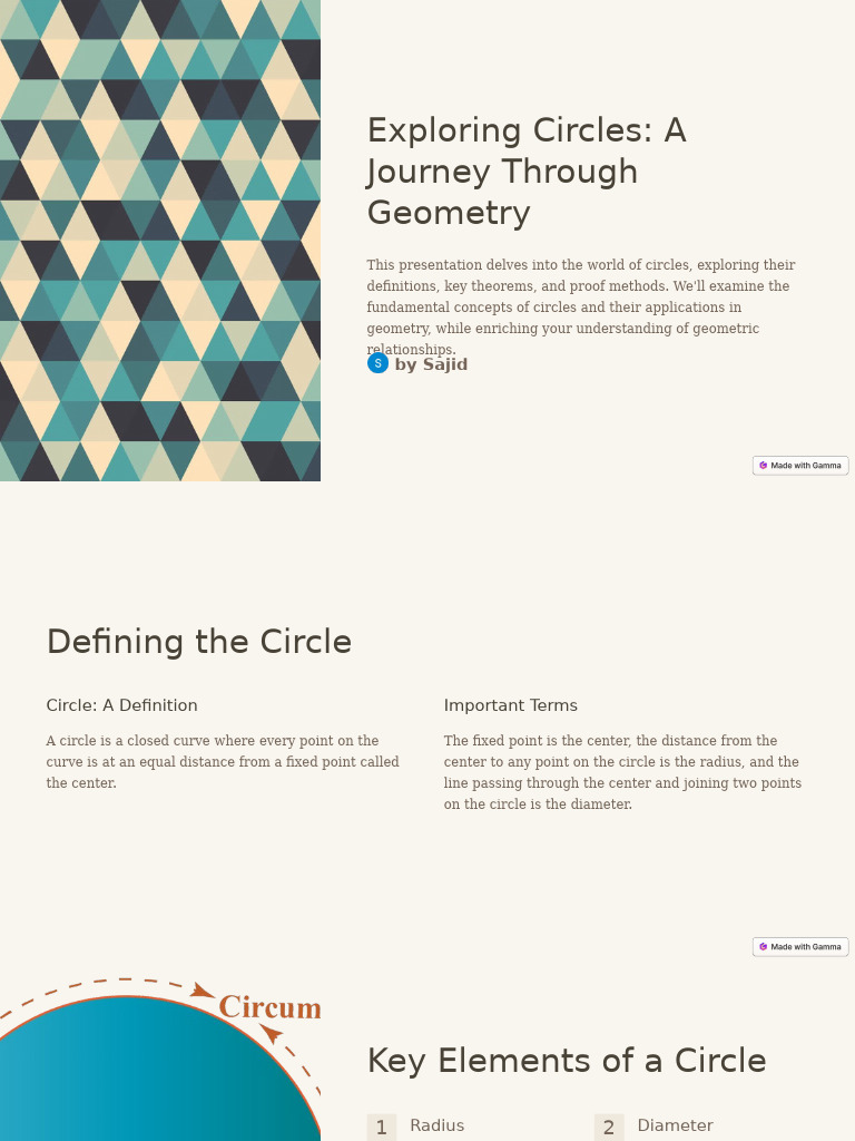 Geometry Enthusiasts: Circle Insights | PDF | Circle | Euclid