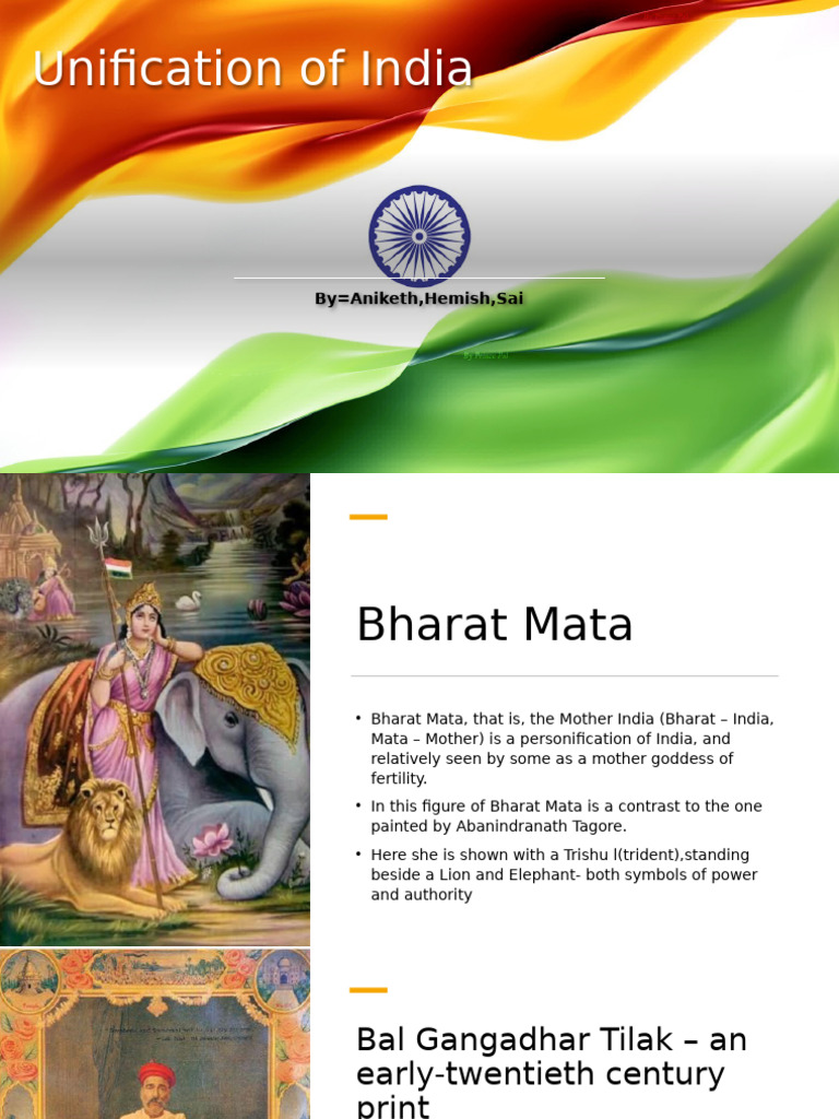 Bharat Mata: Symbol of Indian Unity | PDF