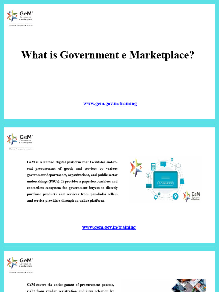 What Is Government e Marketplace | PDF