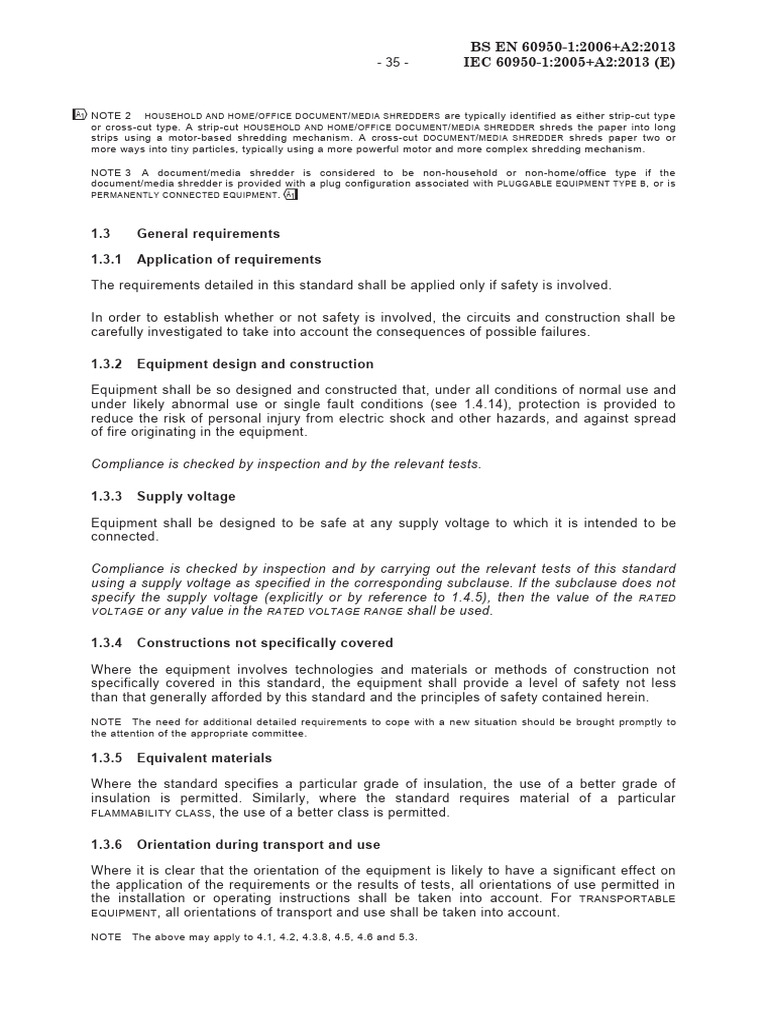 60950-1 PAGE NO-4 | PDF | Electrical Engineering | Electricity