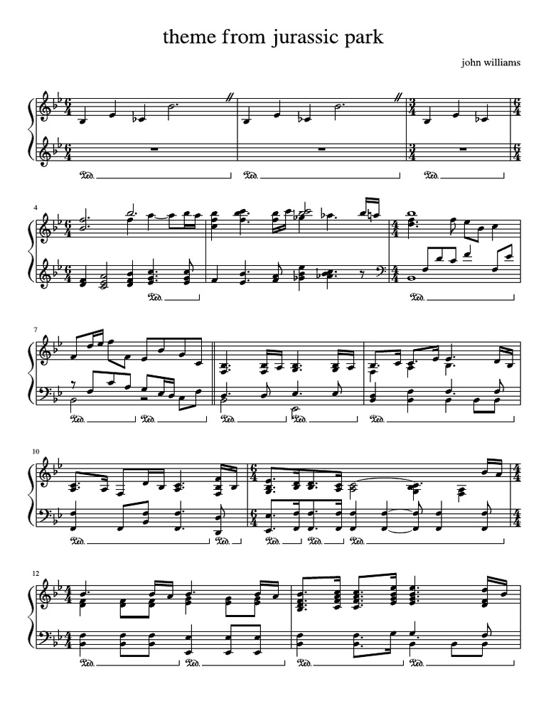 Theme From Jurassic Park JC | PDF