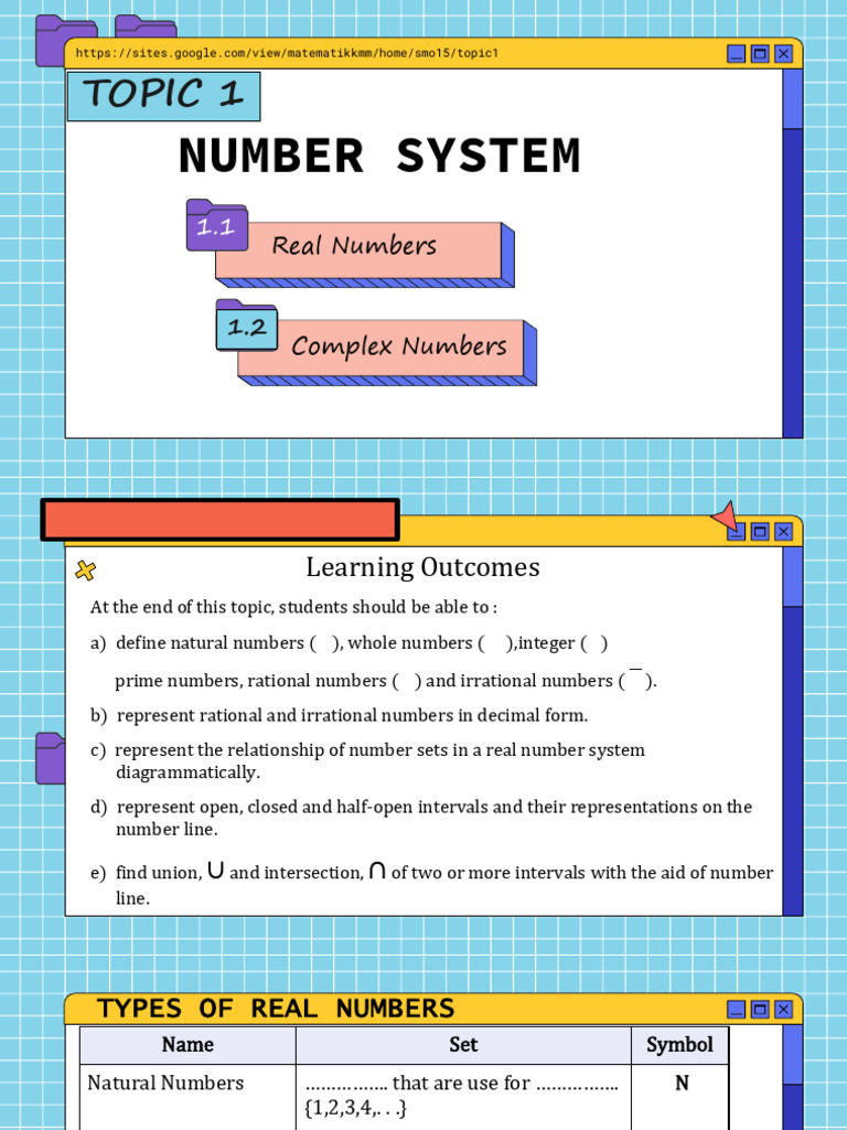 Real & Complex Numbers Guide | PDF | Numbers | Complex Number