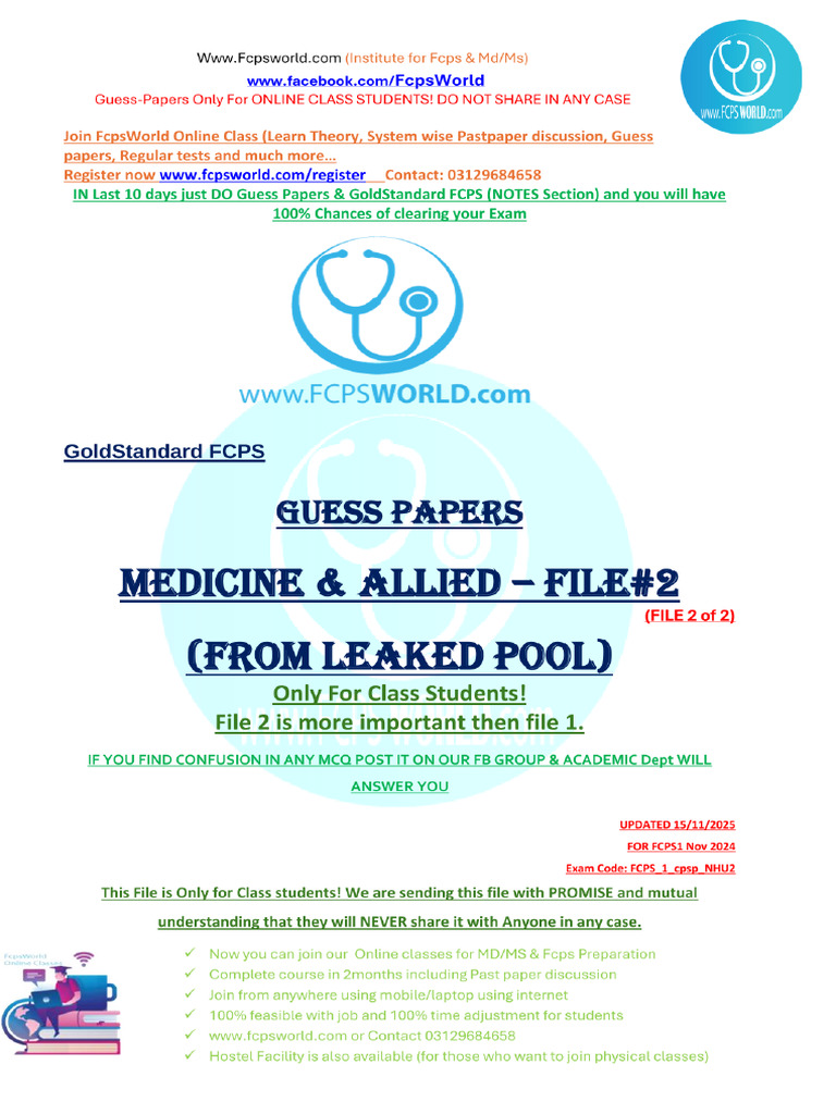 Medicine Guess for Nov24-File2 | PDF