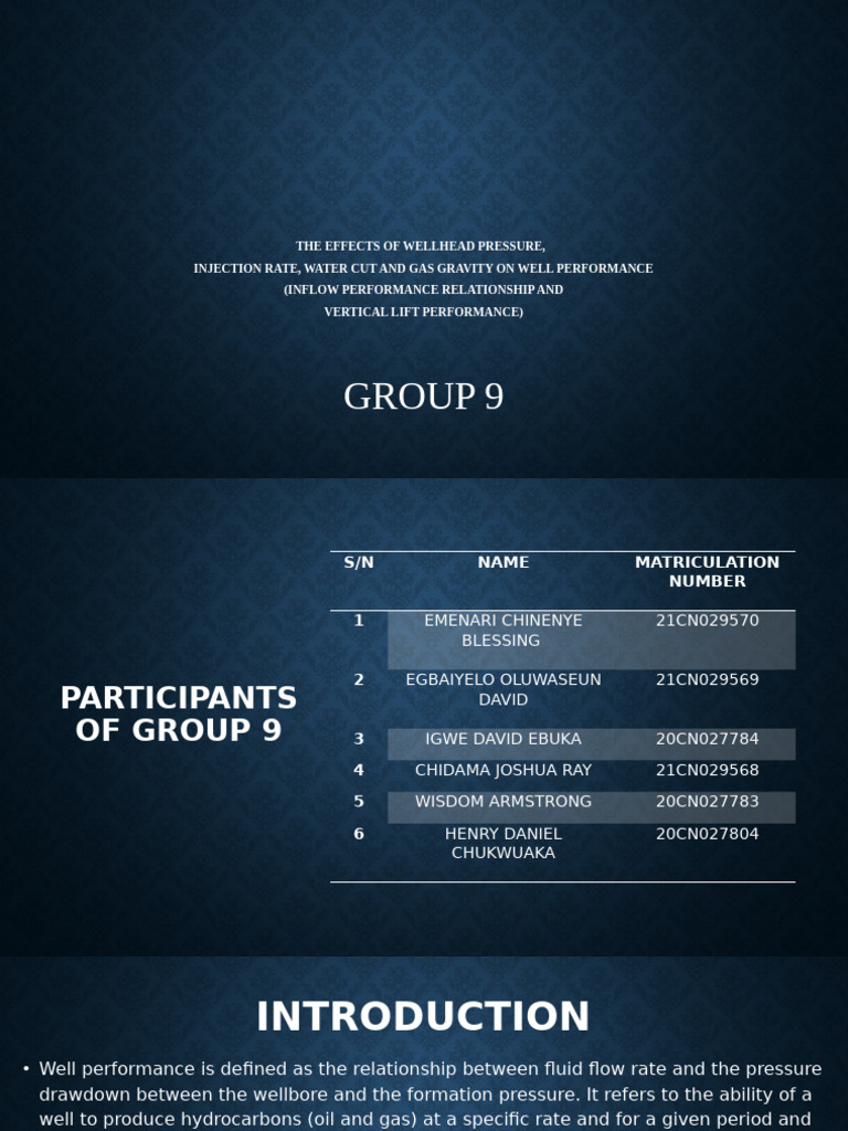 Presentation9 - The Effects of Wellhead Pressure - Injection Rate ...