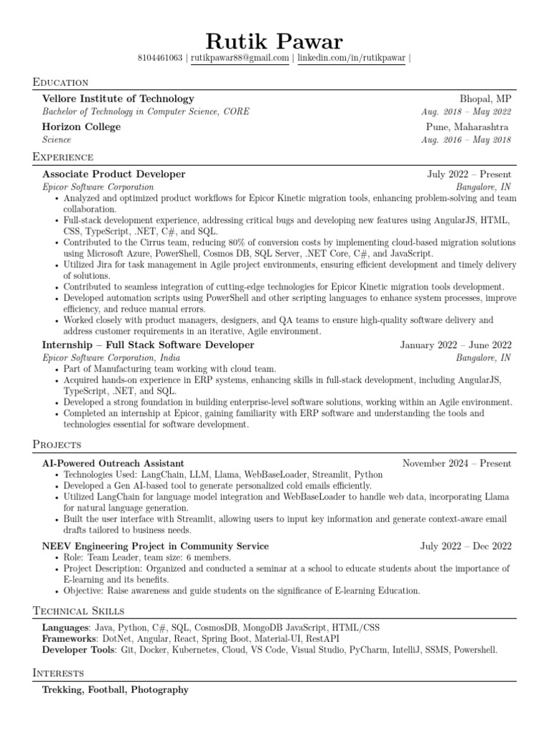 Rutik Pawar D1B85FBC3A | PDF | Software | Enterprise Resource Planning