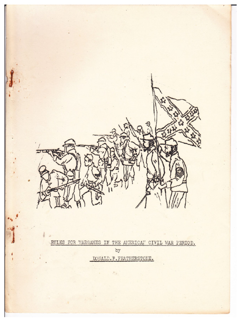 Featherstone Rules For Wargames in The American Civil War | PDF